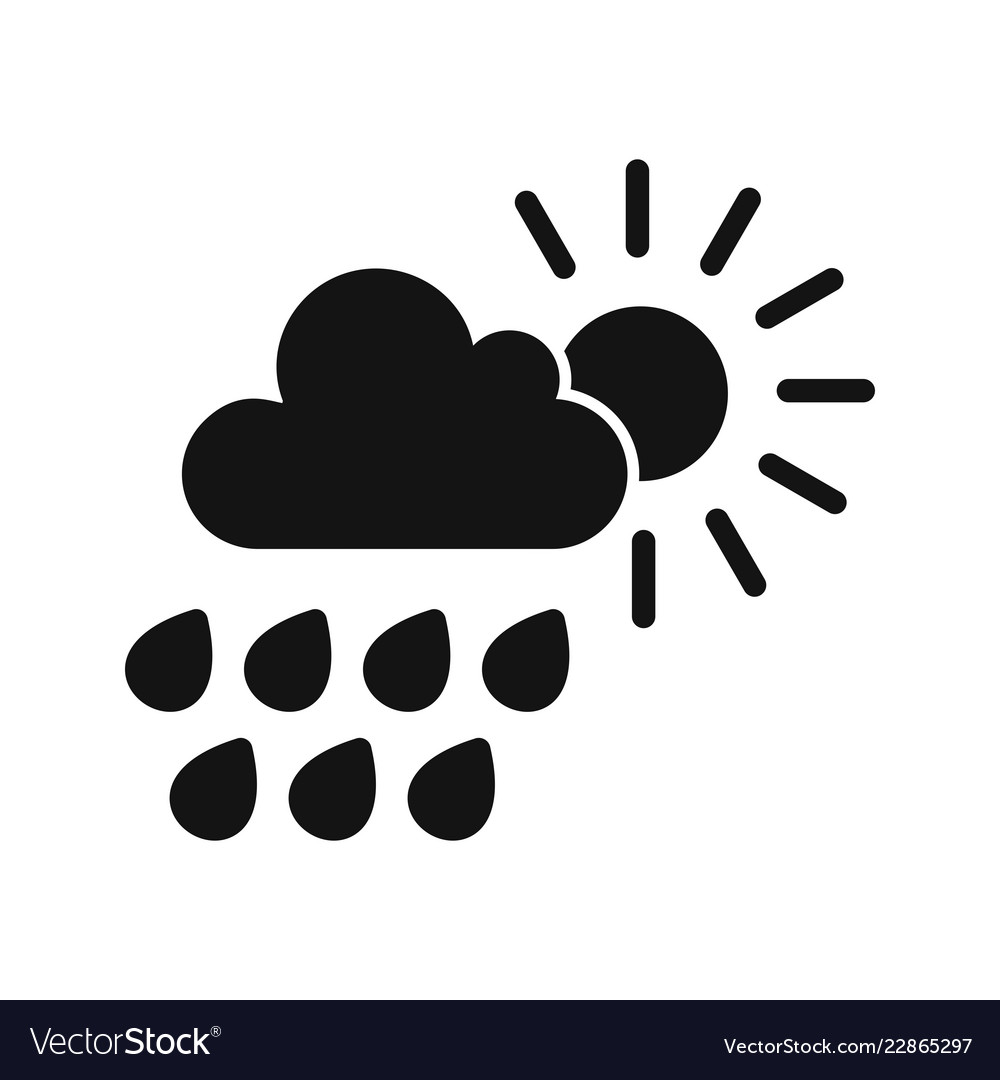 Summer rain icon Royalty Free Vector Image - VectorStock Summer rain icon Royalty Free Vector Image - VectorStock