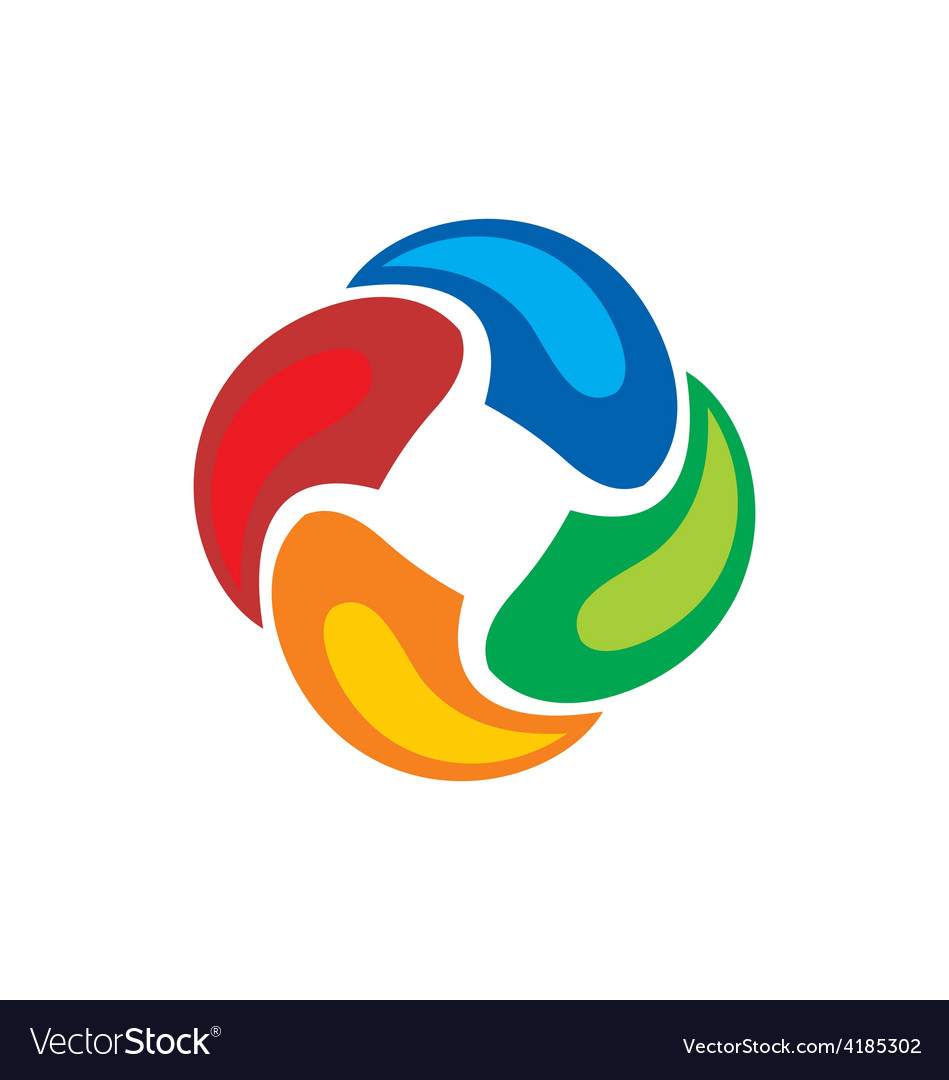 Colorfull Software Circle Logos