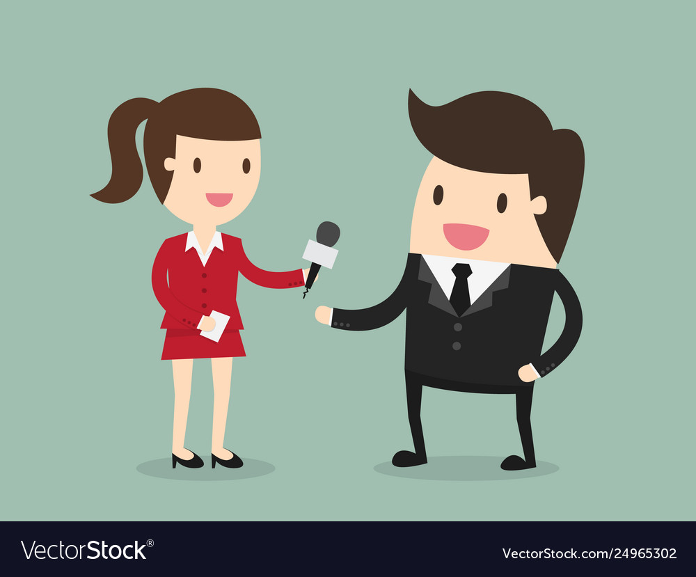 Interview Royalty Free Vector Image - VectorStock