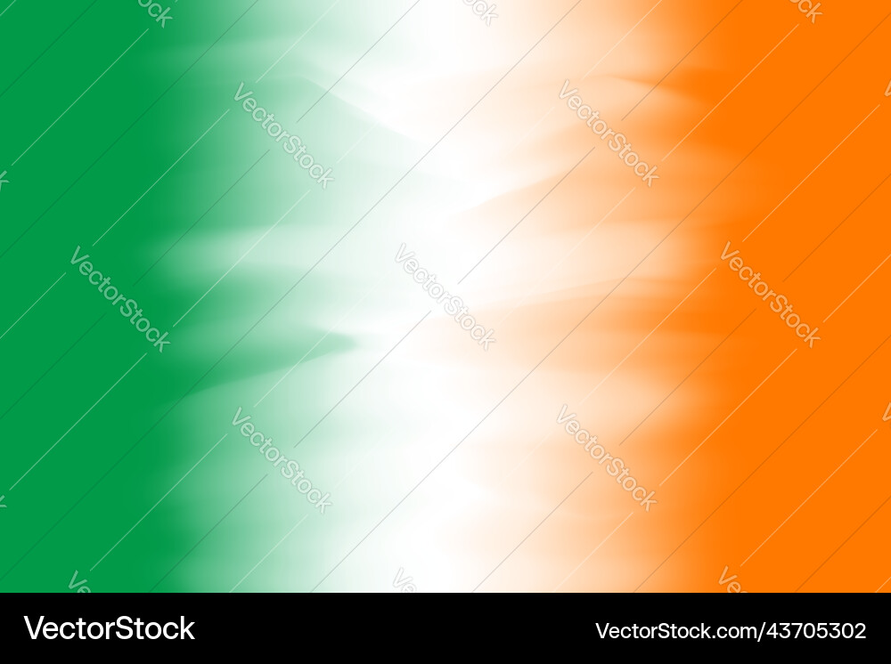 Ireland flag in abstract modern style Royalty Free Vector