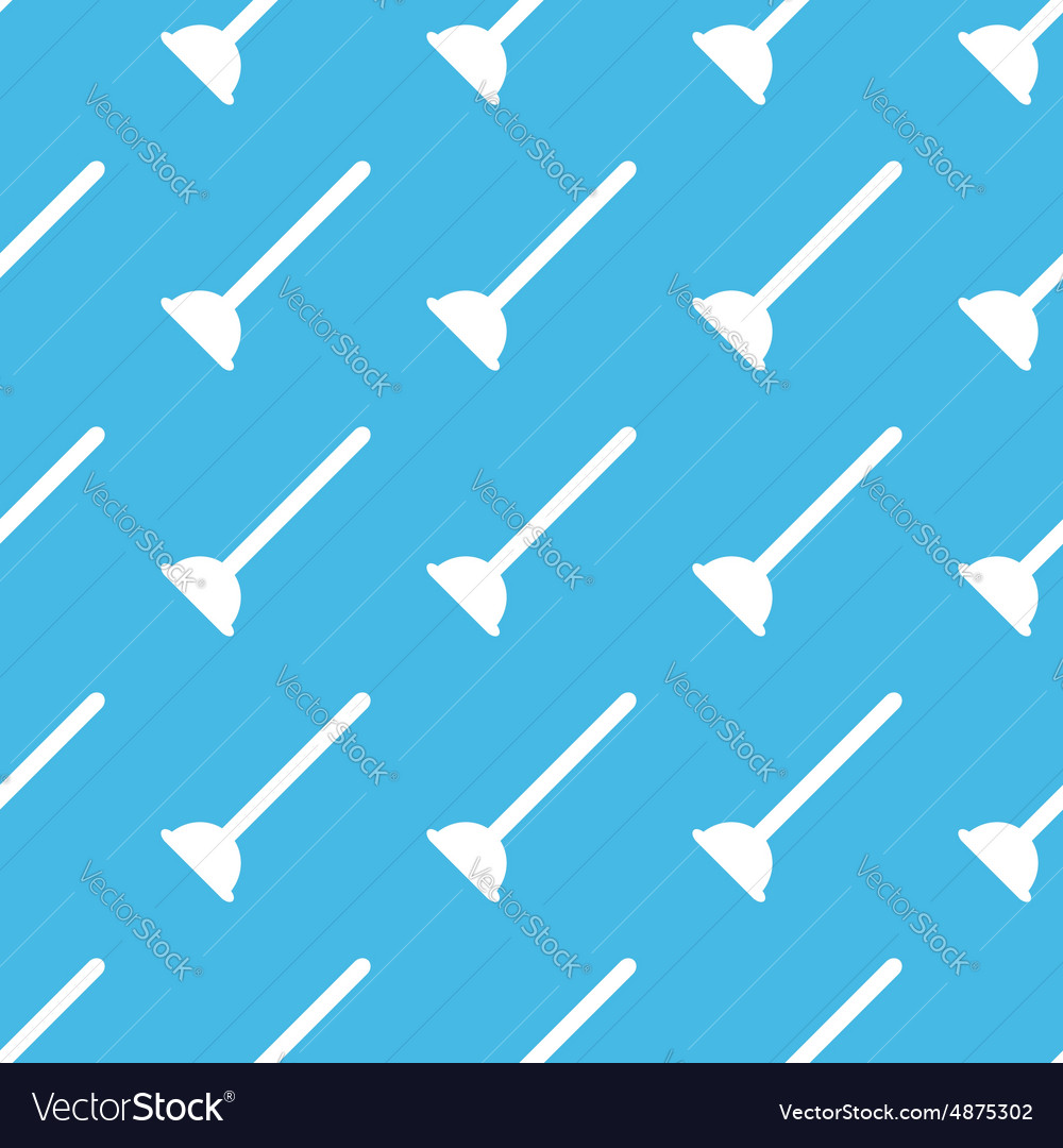 Plunger straight pattern Royalty Free Vector Image