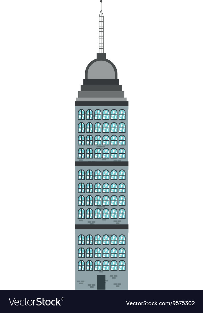 Tall building icon Royalty Free Vector Image - VectorStock