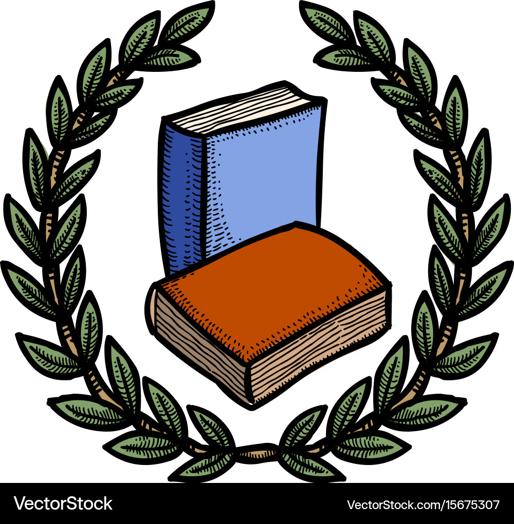 Cartoon image book icon education symbol Vector Image