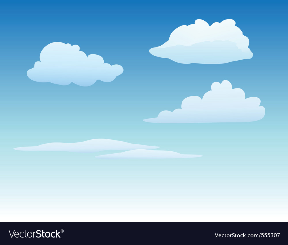 Clouds collection Royalty Free Vector Image - VectorStock