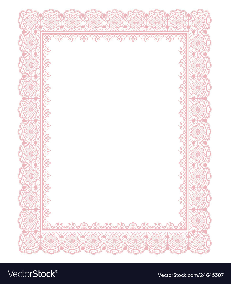 Pink Lace Border Sequins Glitter On Beautiful Pastel Pink Lace (9 Mtr)