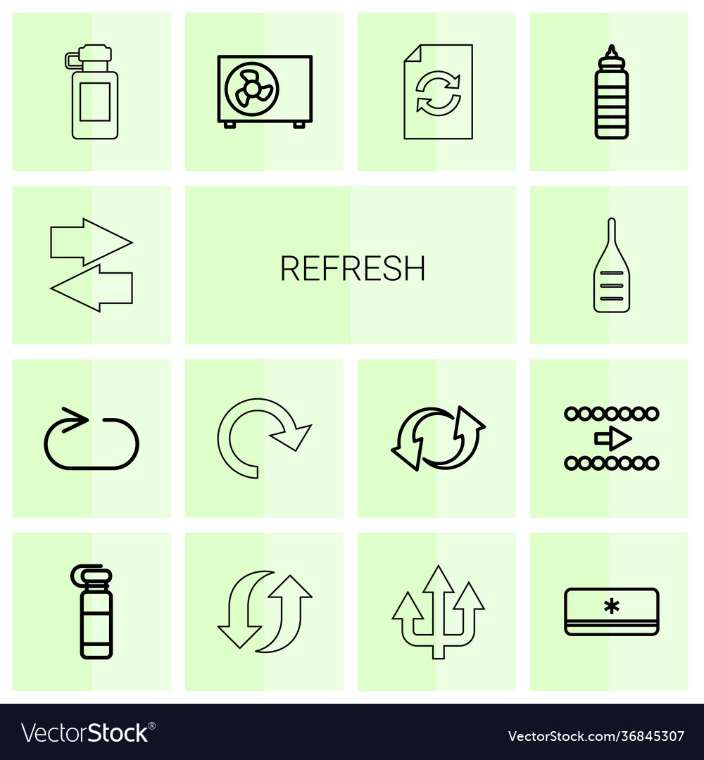 Refresh icons Royalty Free Vector Image - VectorStock