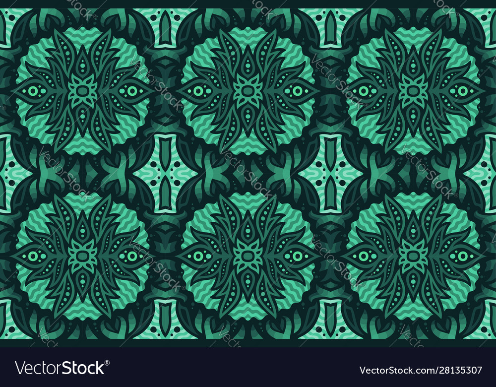 Wavy art with beautiful abstract seamless pattern Vector Image