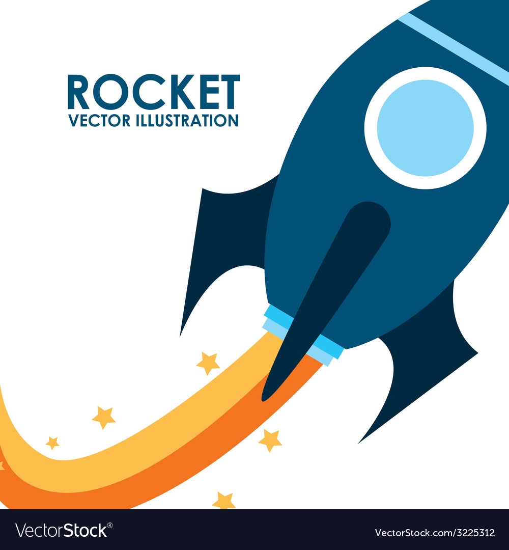 Rocket design Royalty Free Vector Image - VectorStock
