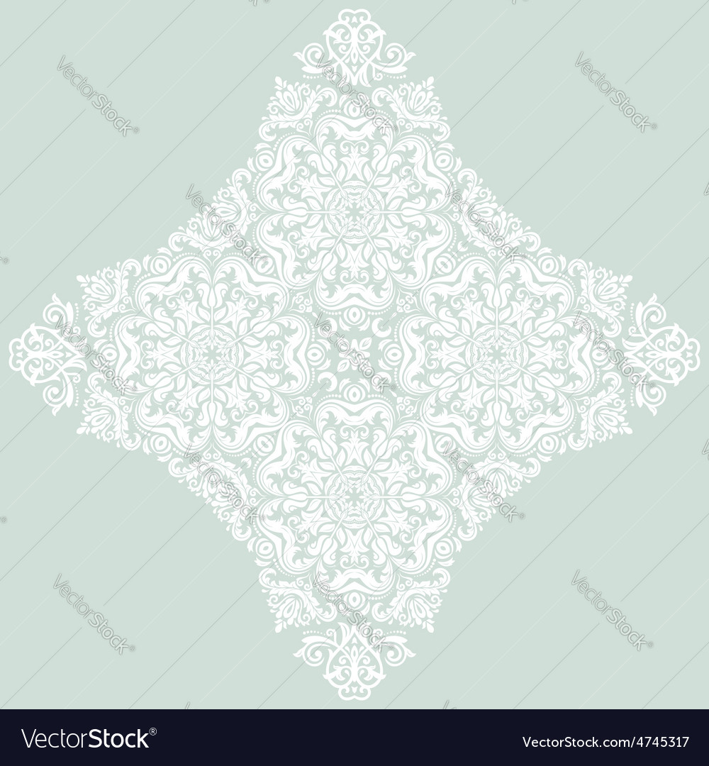Damask orient pattern Royalty Free Vector Image