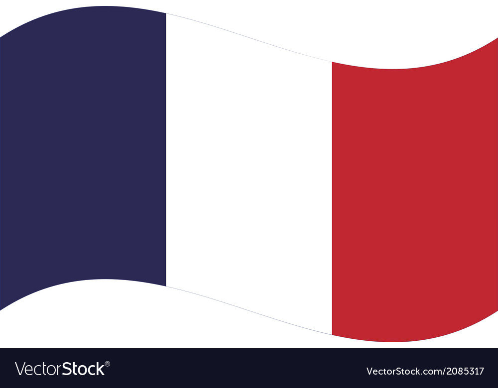 Flag france Royalty Free Vector Image - VectorStock
