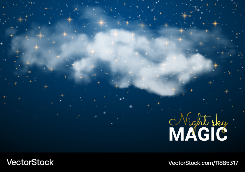 Christmas Night Sky Stars