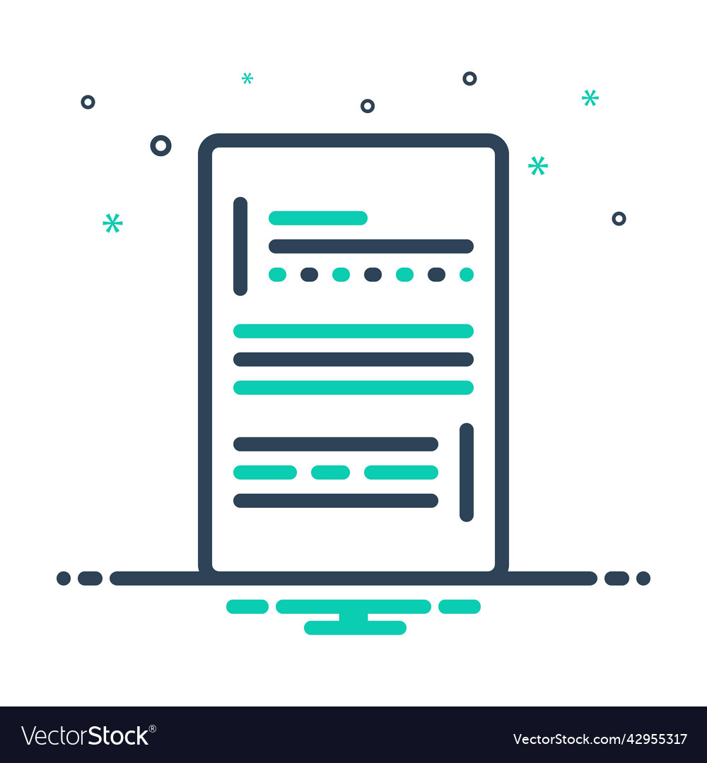 Transcript shots Royalty Free Vector Image - VectorStock