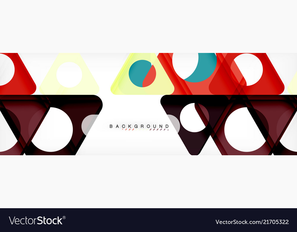 Abstract geometric background modern overlapping Vector Image