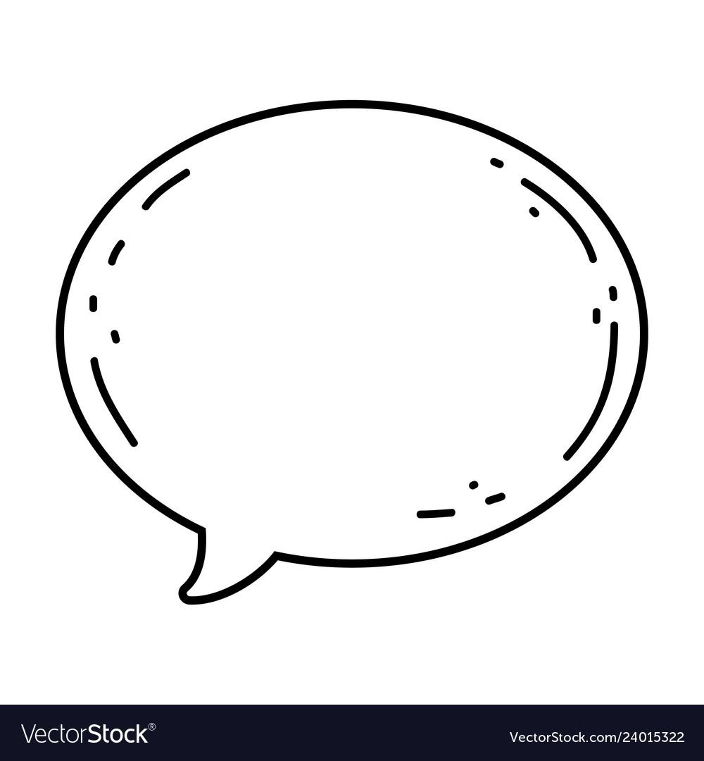 Comic speech bubble icon Royalty Free Vector Image