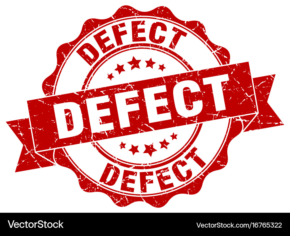 Defect stamp sign seal Royalty Free Vector Image