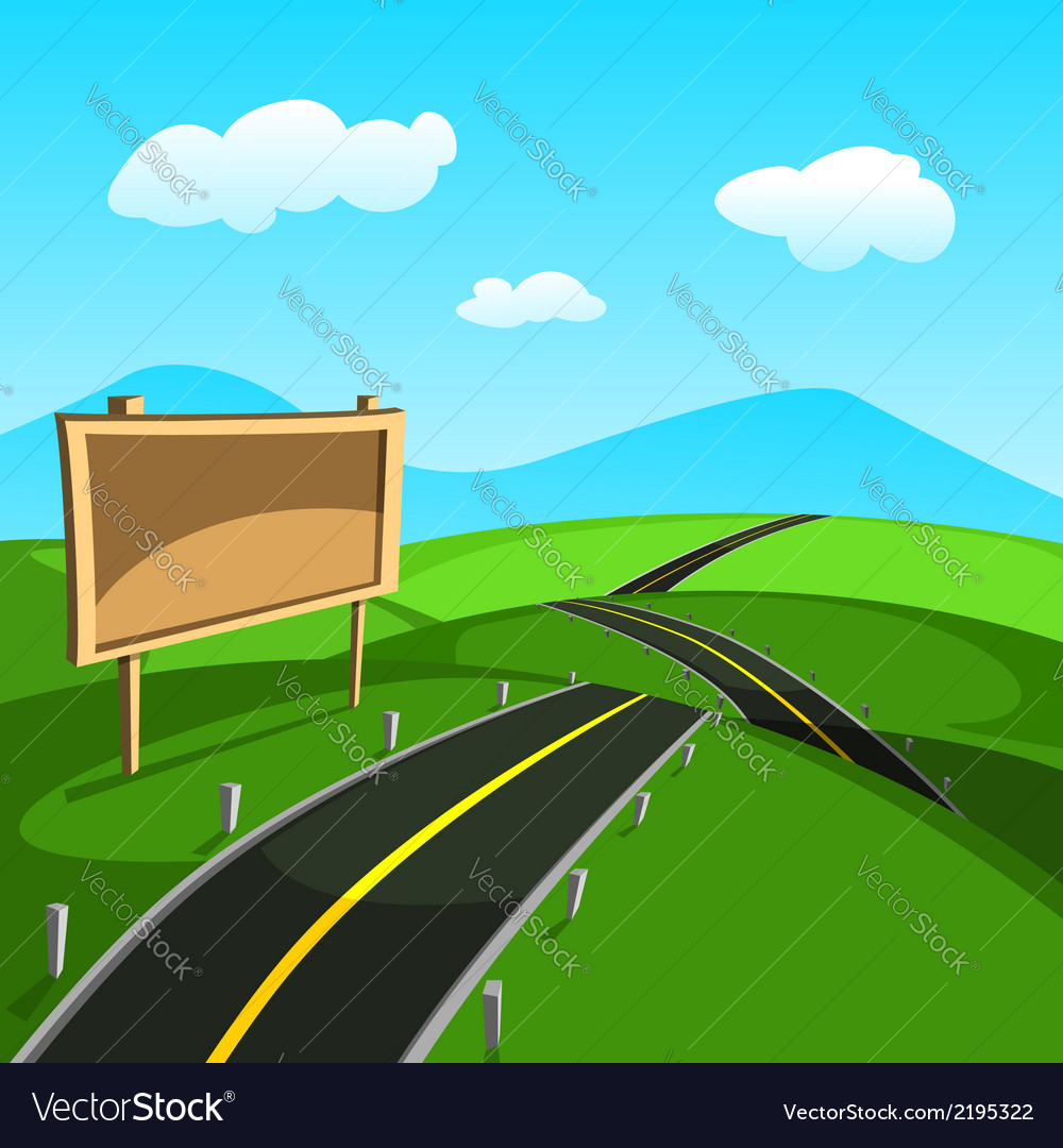 Road Royalty Free Vector Image - VectorStock