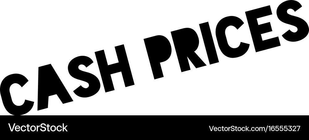 Cash prices rubber stamp Royalty Free Vector Image