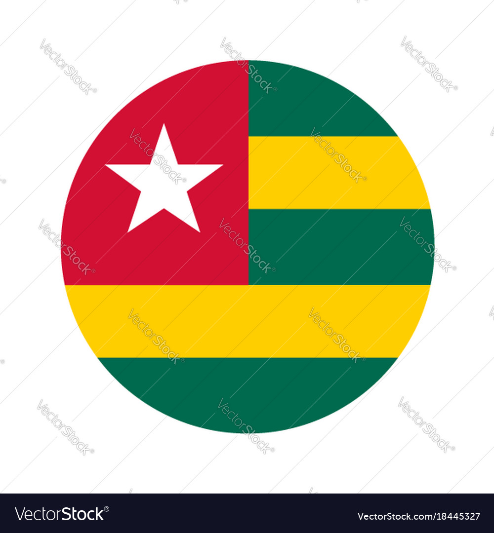 Circular world flag Royalty Free Vector Image - VectorStock
