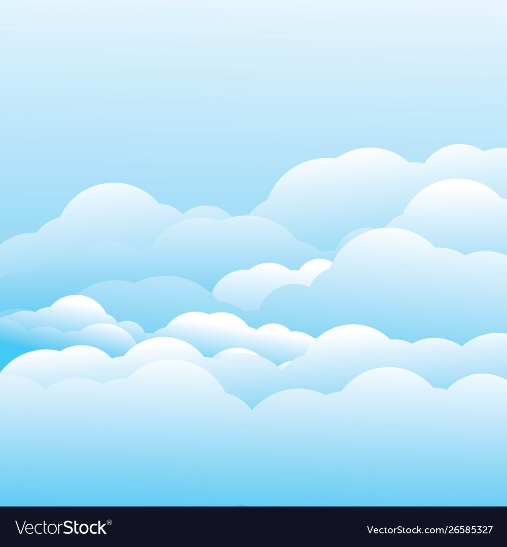 Cloud template Royalty Free Vector Image - VectorStock