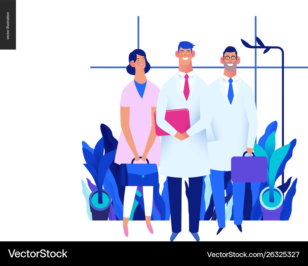 Medical insurance template - guide Royalty Free Vector Image