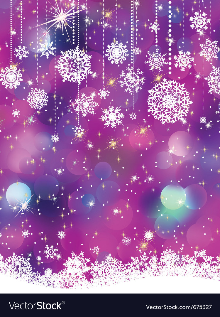 Snowflake background Royalty Free Vector Image