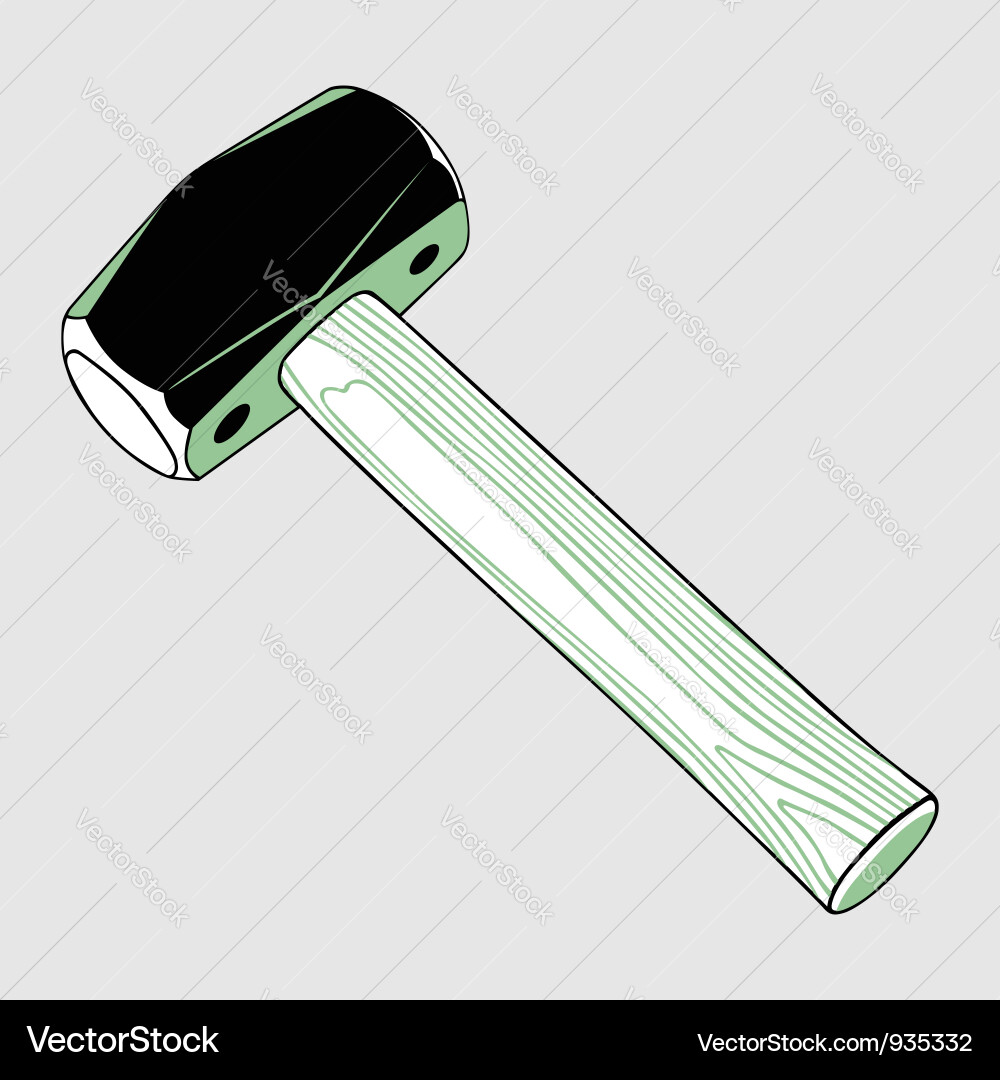 Hammer Royalty Free Vector Image - VectorStock