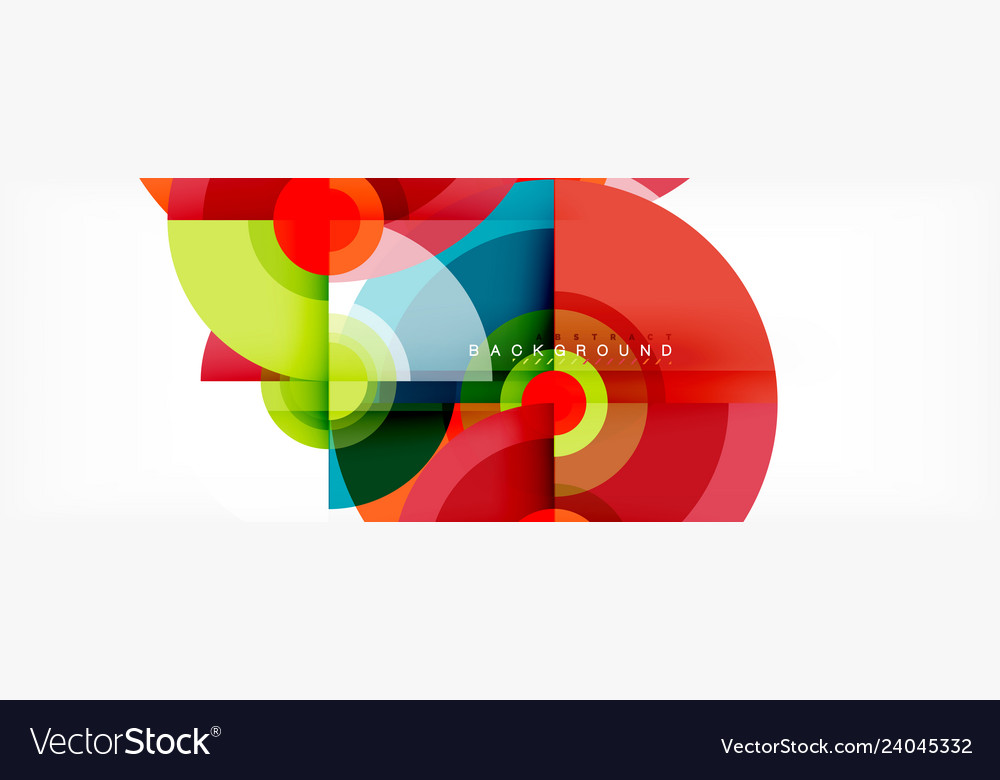 Modern circle background Royalty Free Vector Image