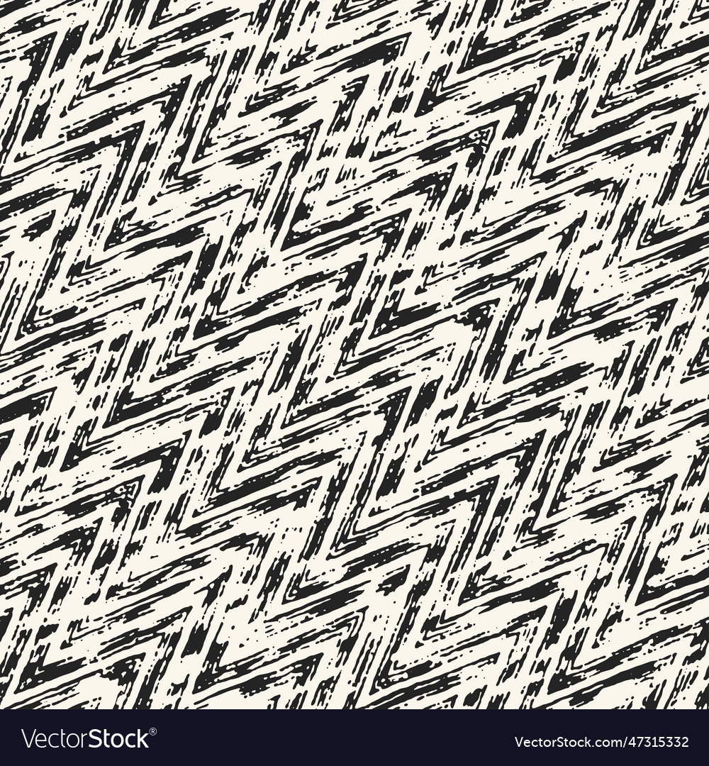Mottled textured zigzag pattern Royalty Free Vector Image