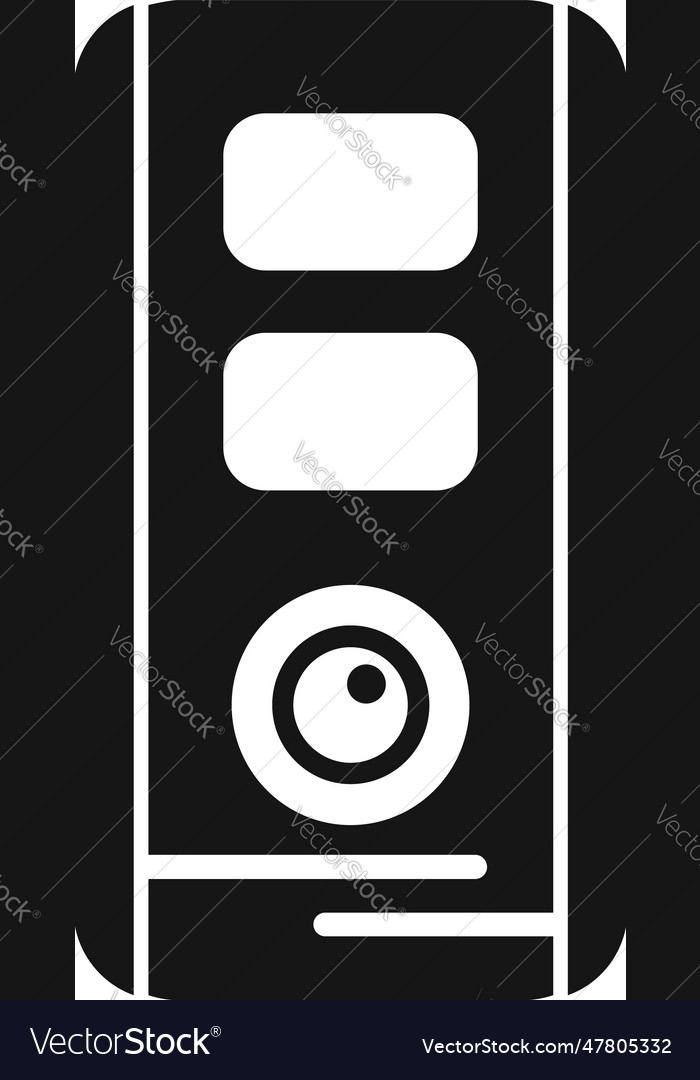 Test device icon simple lab sample Royalty Free Vector Image