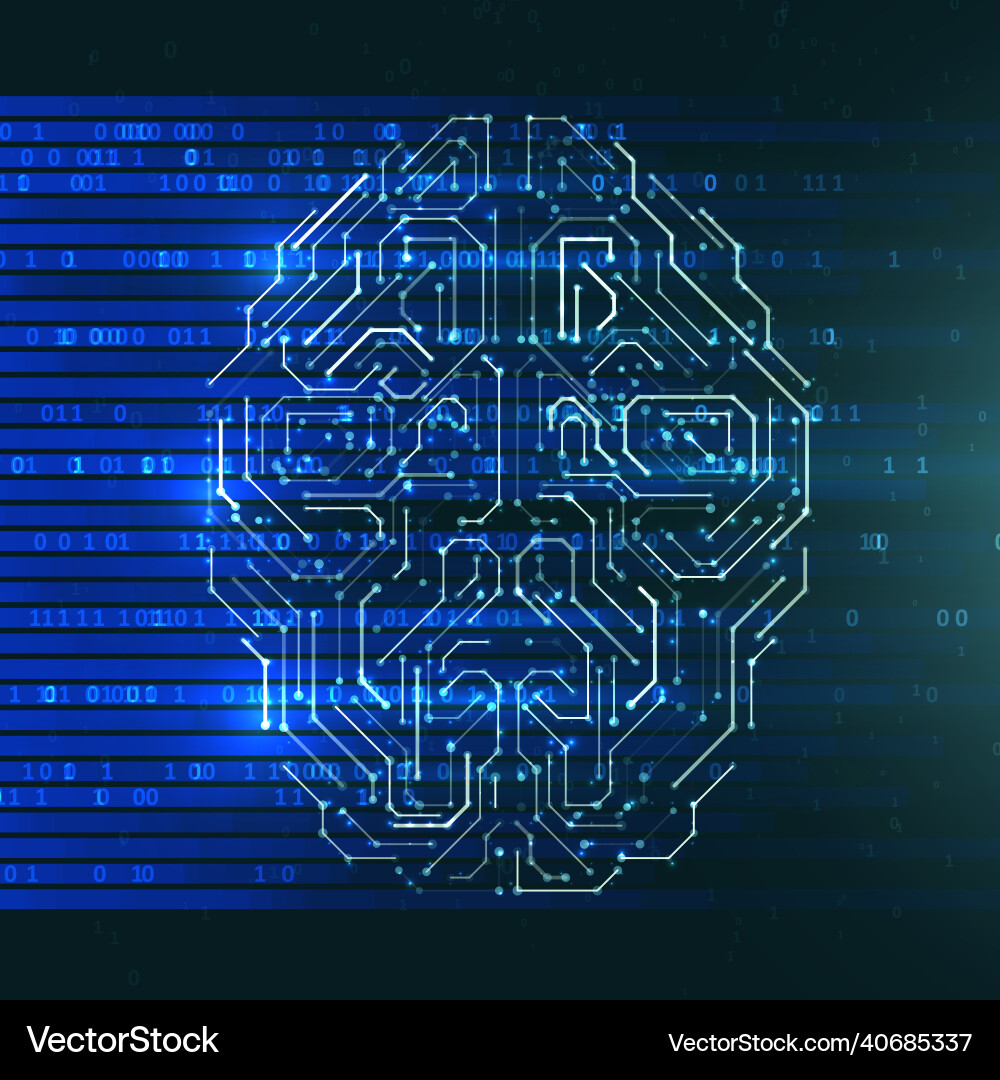 Artificial intelligence Royalty Free Vector Image