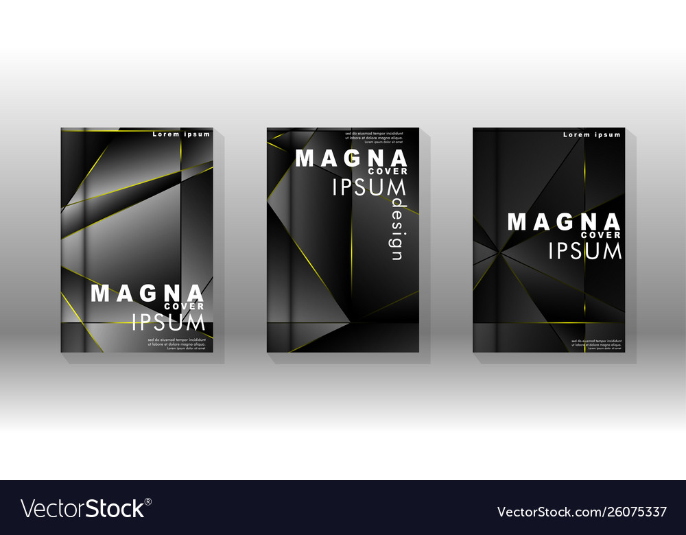 Fancy polygon cover pattern background design Vector Image