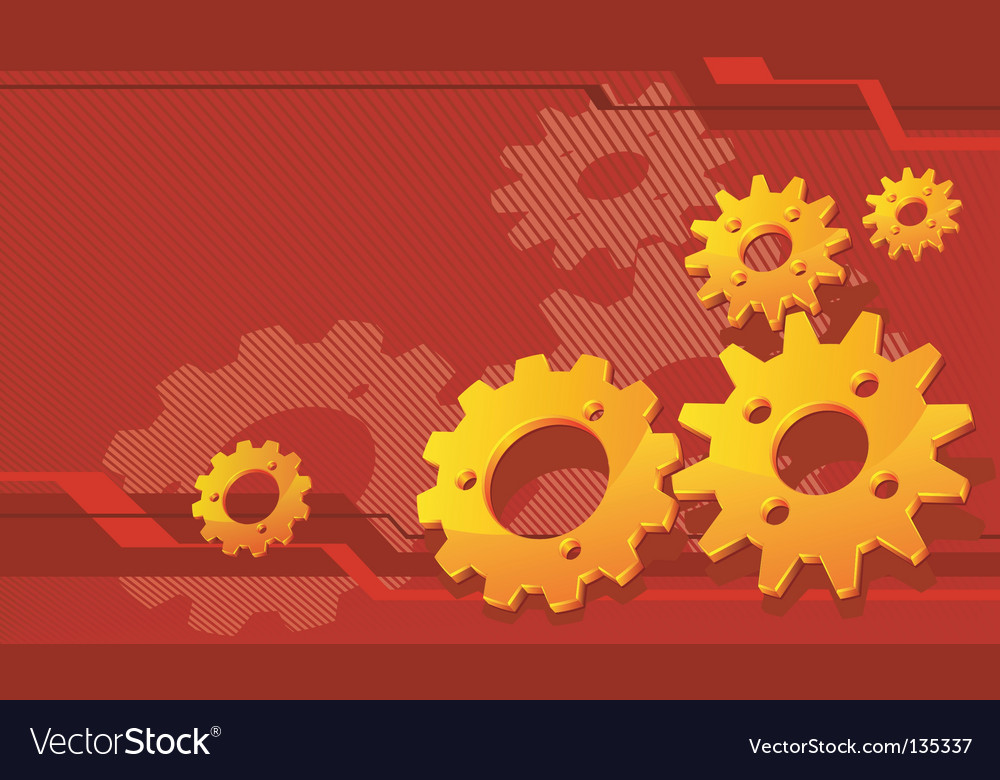 Gears technical background Royalty Free Vector Image