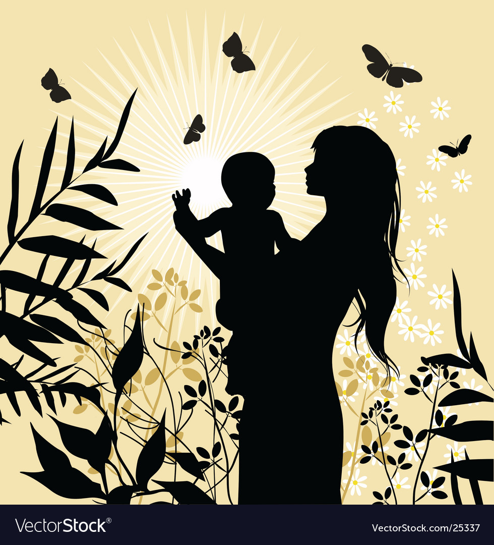 Happy family Royalty Free Vector Image - VectorStock