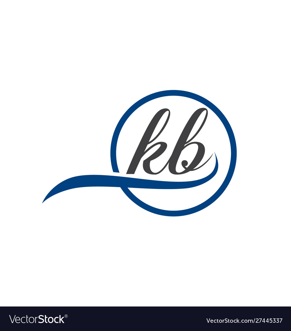 Kb logo Royalty Free Vector Image - VectorStock