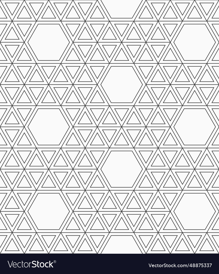 Seamless Pattern Geometric Linear Royalty Free Vector Image