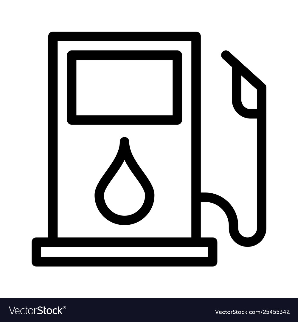 Petrol pump Royalty Free Vector Image - VectorStock