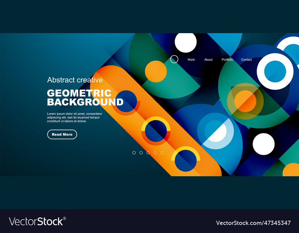 Simple circles and round elements pattern Vector Image