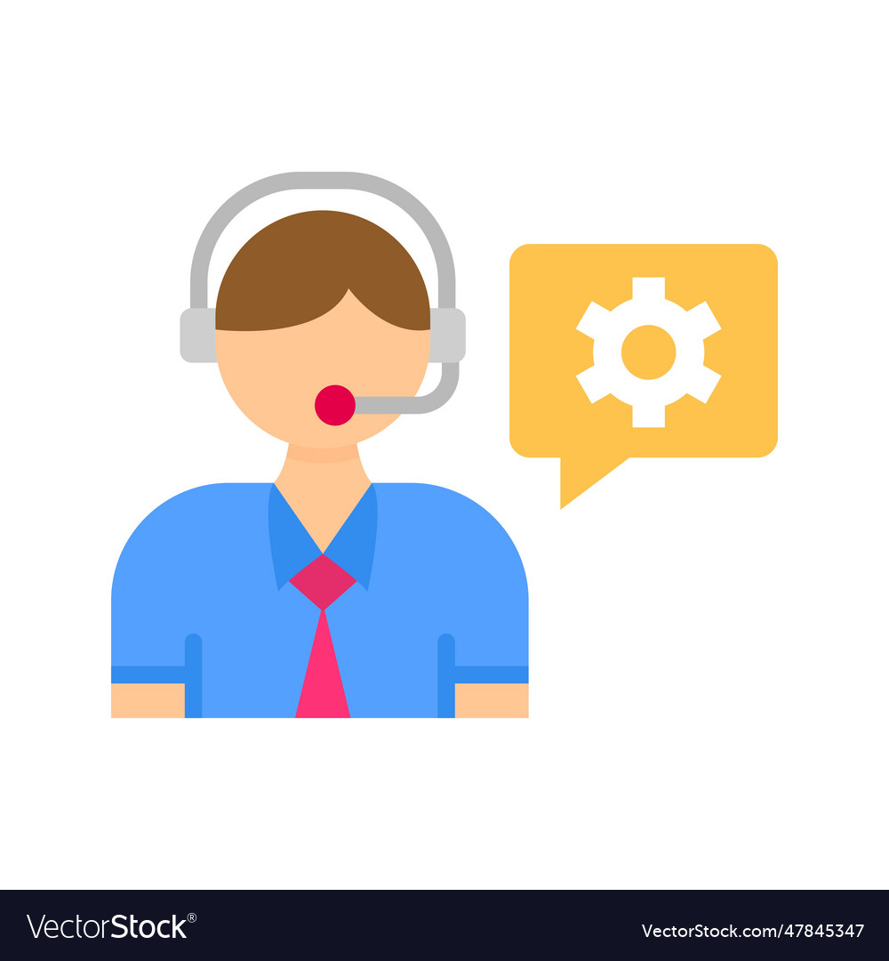 Support icon image Royalty Free Vector Image - VectorStock