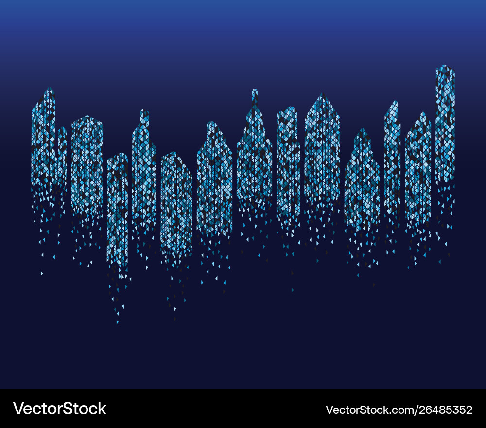 City skyline background Royalty Free Vector Image