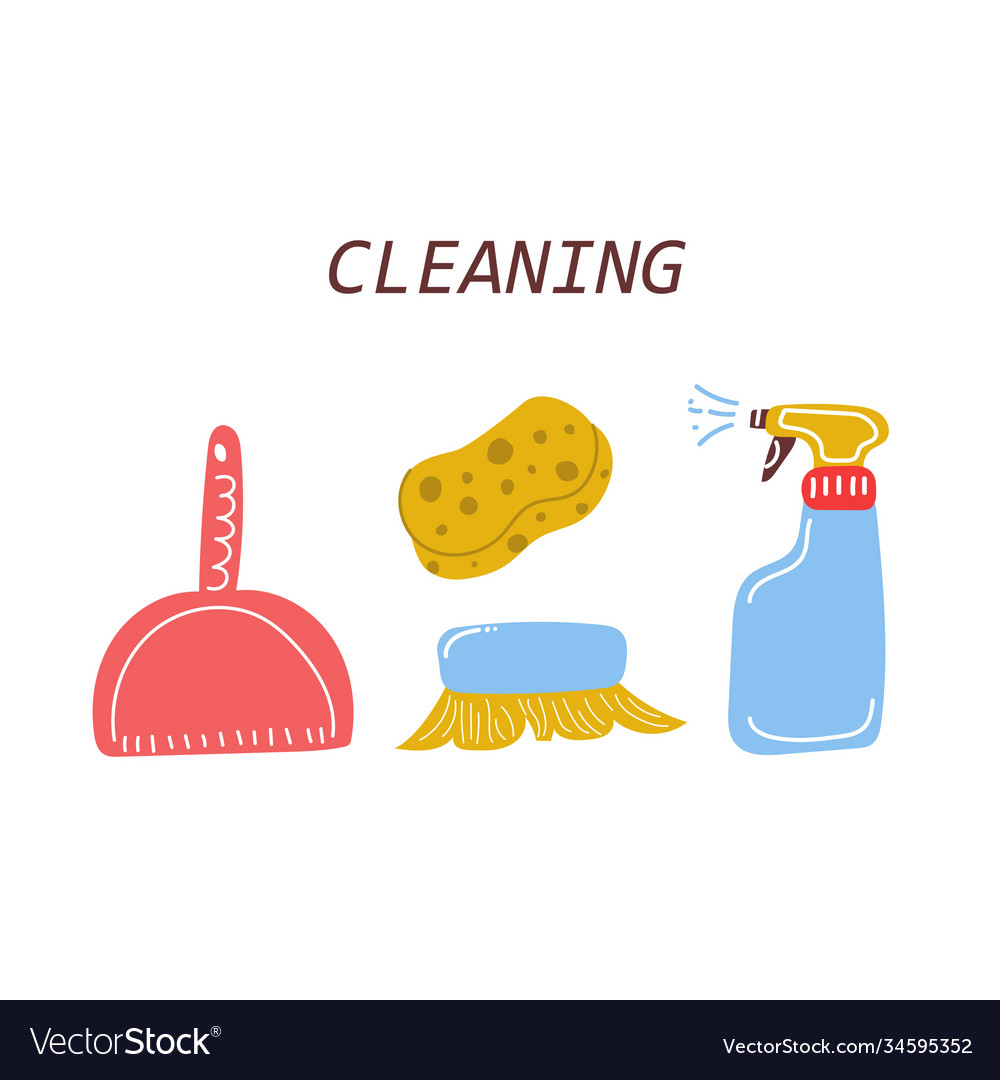 Cleaning Royalty Free Vector Image - VectorStock