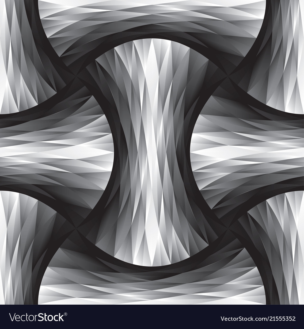 Polygon geometric seamless pattern Royalty Free Vector Image