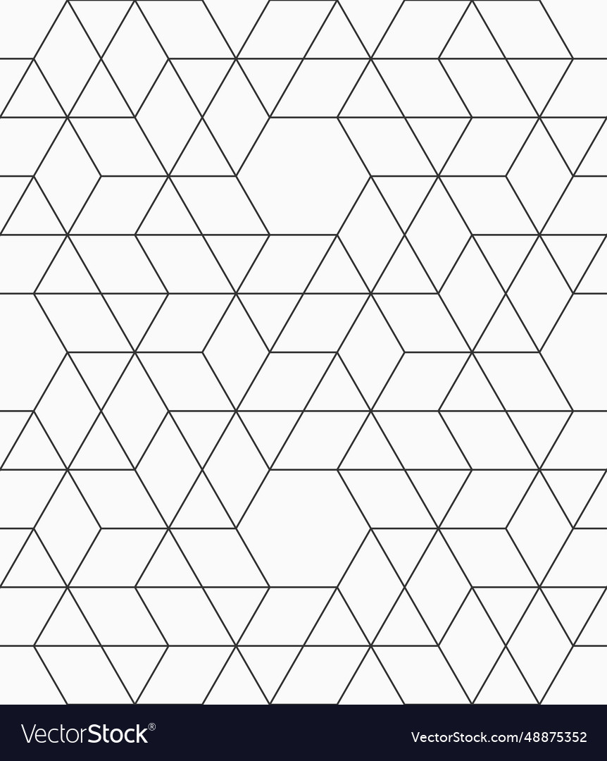 Seamless Pattern Geometric Linear Royalty Free Vector Image