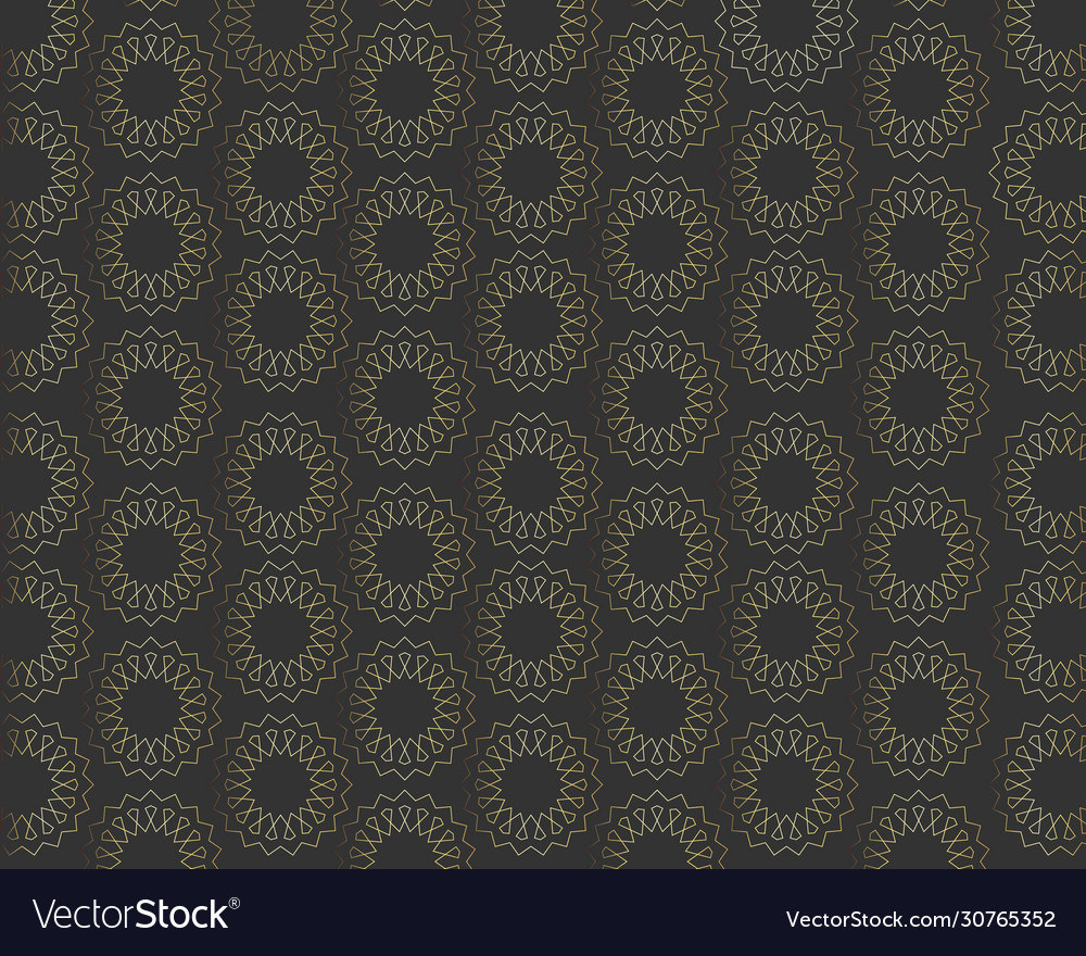Seamless pattern mandala Royalty Free Vector Image