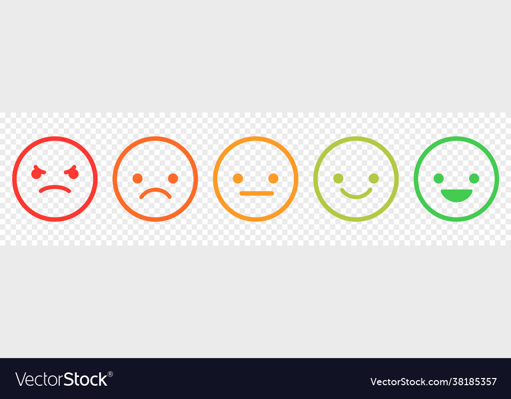 Set emoticons Royalty Free Vector Image - VectorStock