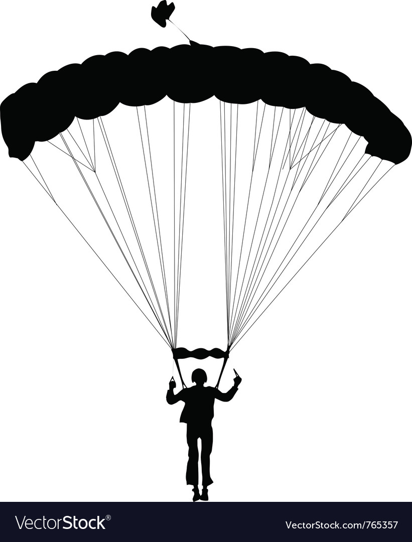 Skydiver Royalty Free Vector Image - VectorStock