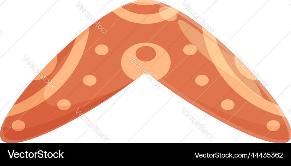Ethnic object icon cartoon tribal art Royalty Free Vector