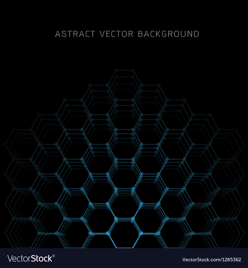 Geometric Hexagon Pattern Background Royalty Free Vector