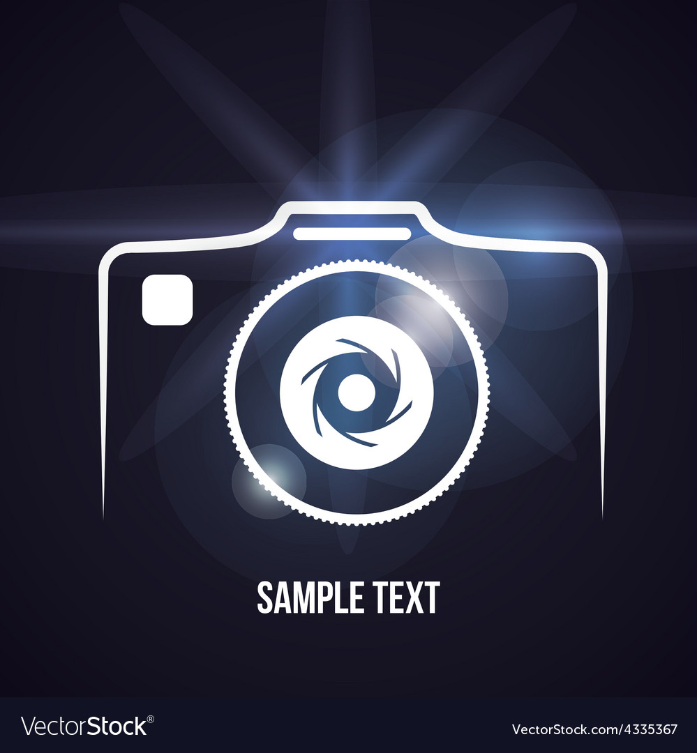 Camera design Royalty Free Vector Image - VectorStock
