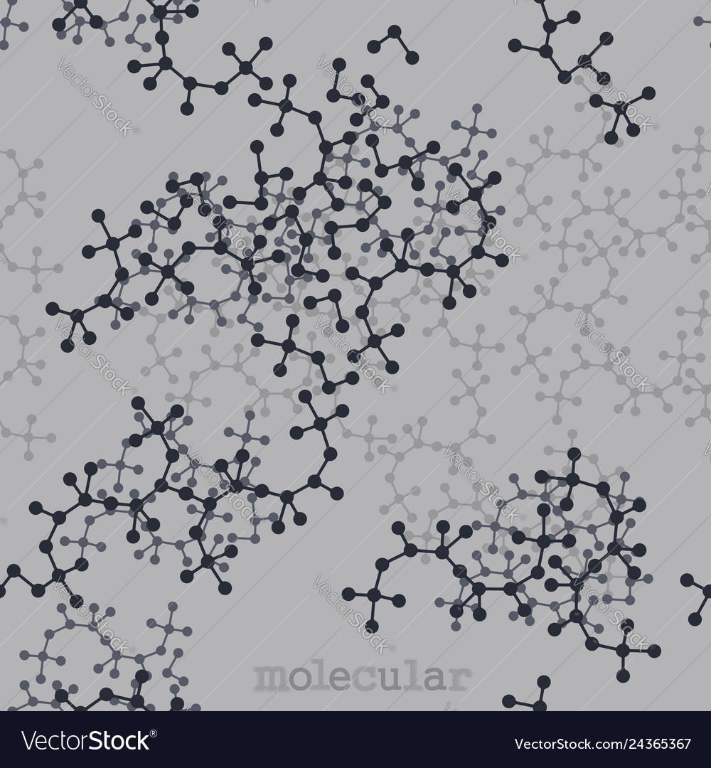 Molecular structures Royalty Free Vector Image
