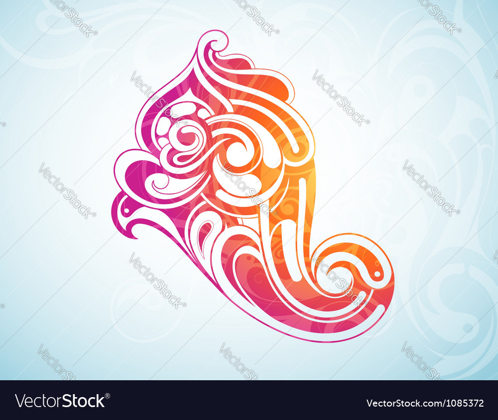 Abstract tattoo elements Royalty Free Vector Image